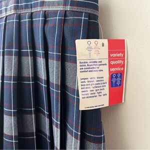 Royal Park | Dresses | Royal Park Uniforms Vintage Nwt Girls Plaid ...